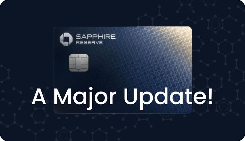 The brand new Chase Sapphire Reserve is here.